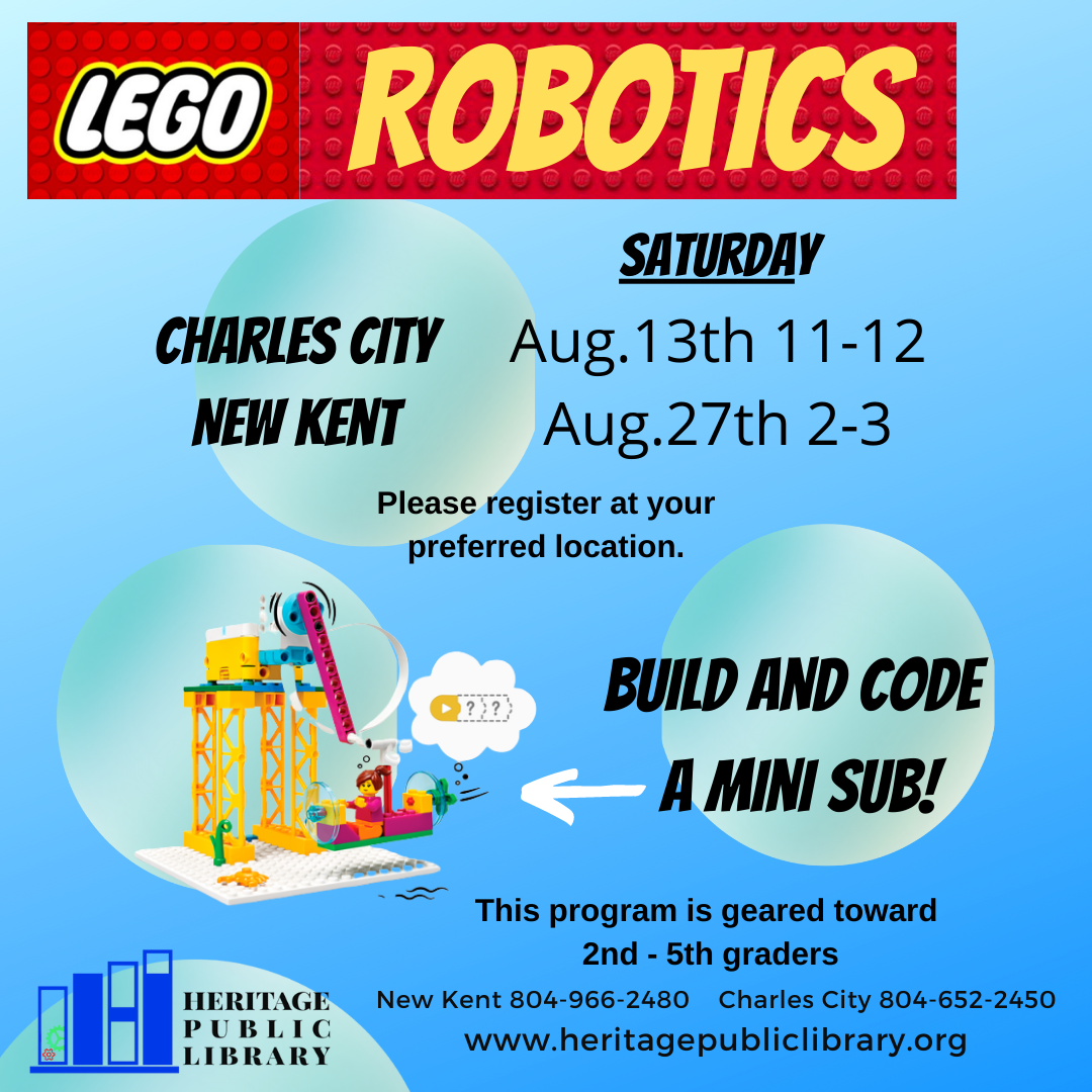 Robotics | Heritage Public Library